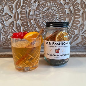 Bourbon Kit Old Fashioned Craft Cocktail Infusion Kit Gift for Bourbon ...