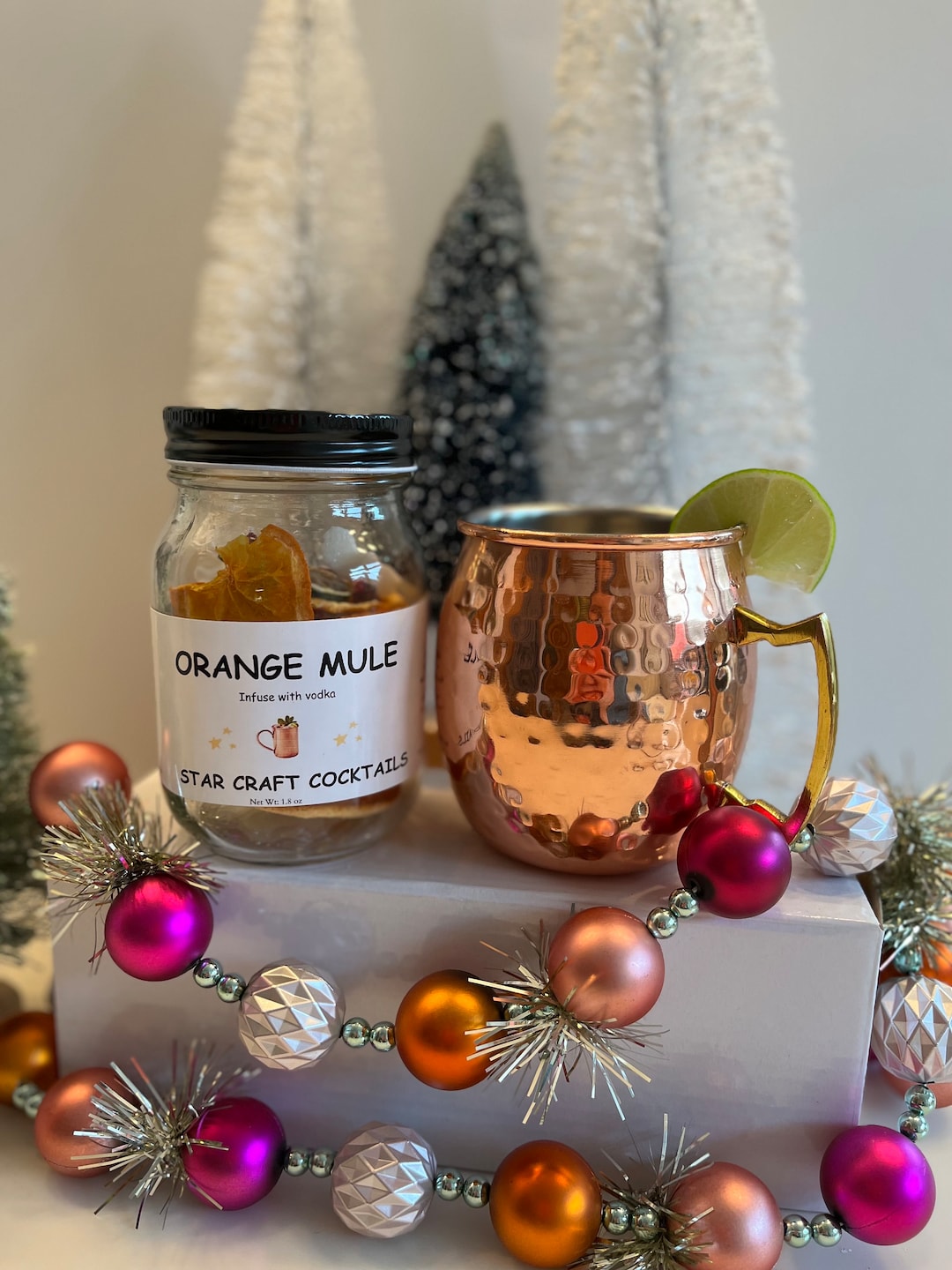 Orange Mule Cocktail Infusion Kit vodka Drink Unique Cocktail Gift for ...