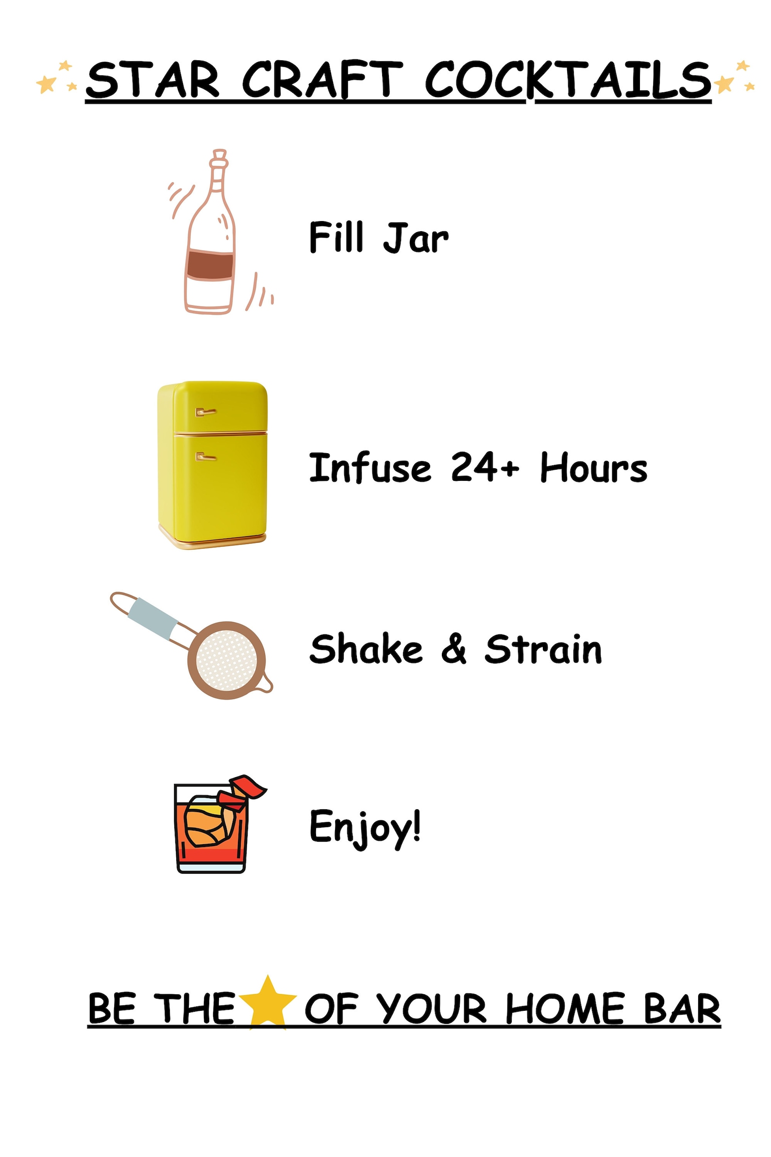 Hot Toddy Cocktail Infusion Kit - Cocktail Gift for the Bourbon, Brandy ...