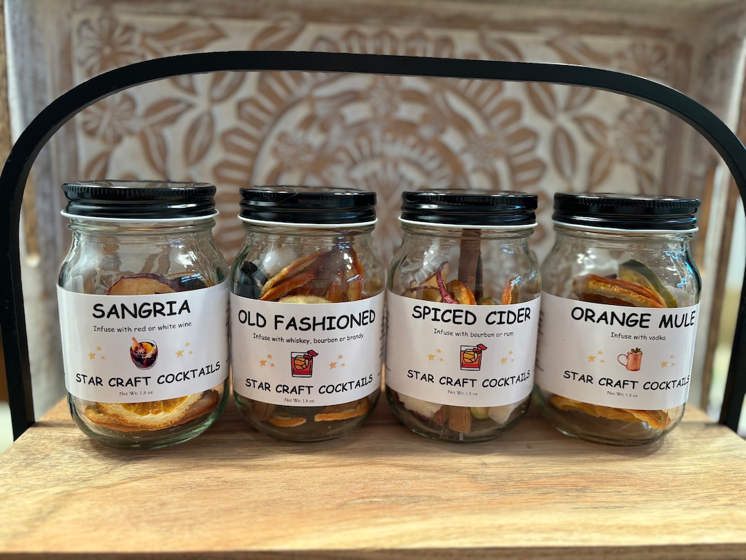 Craft Cocktail Infusion Kit Bundle Cocktail Gift for Wine, Bourbon or ...