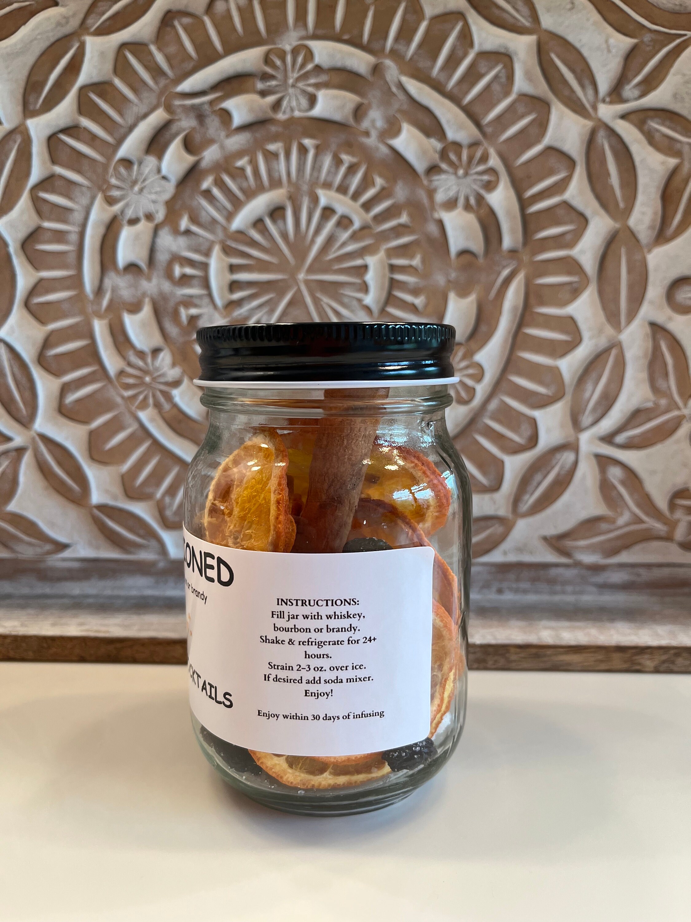 Bourbon Kit Old Fashioned Craft Cocktail Infusion Kit Gift for Bourbon ...