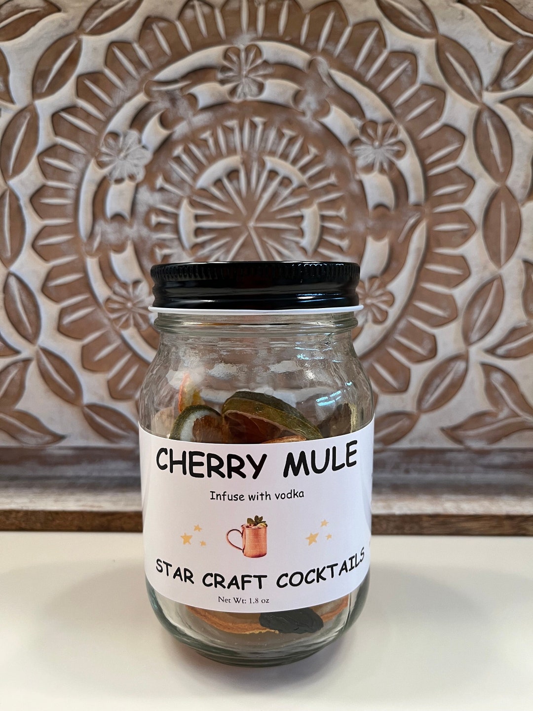 Cherry Mule Cocktail Infusion Kit Add Vodka Makes a Unique Cocktail ...