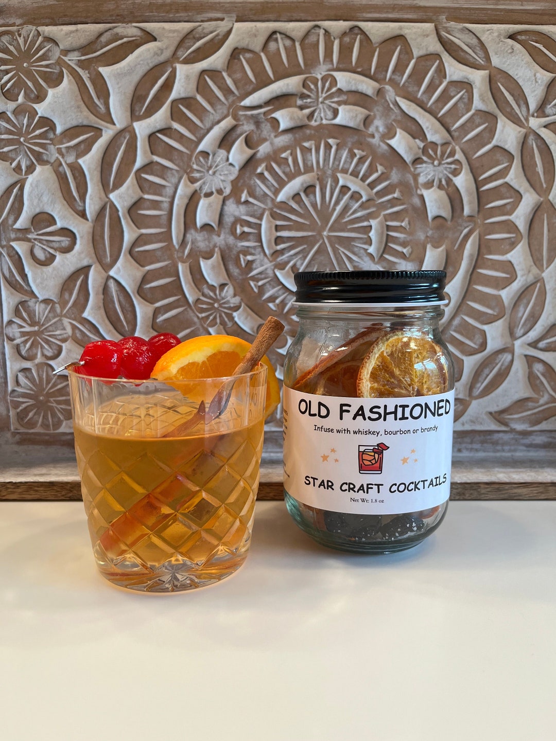 Bourbon Kit Old Fashioned Craft Cocktail Infusion Kit Gift for Bourbon ...