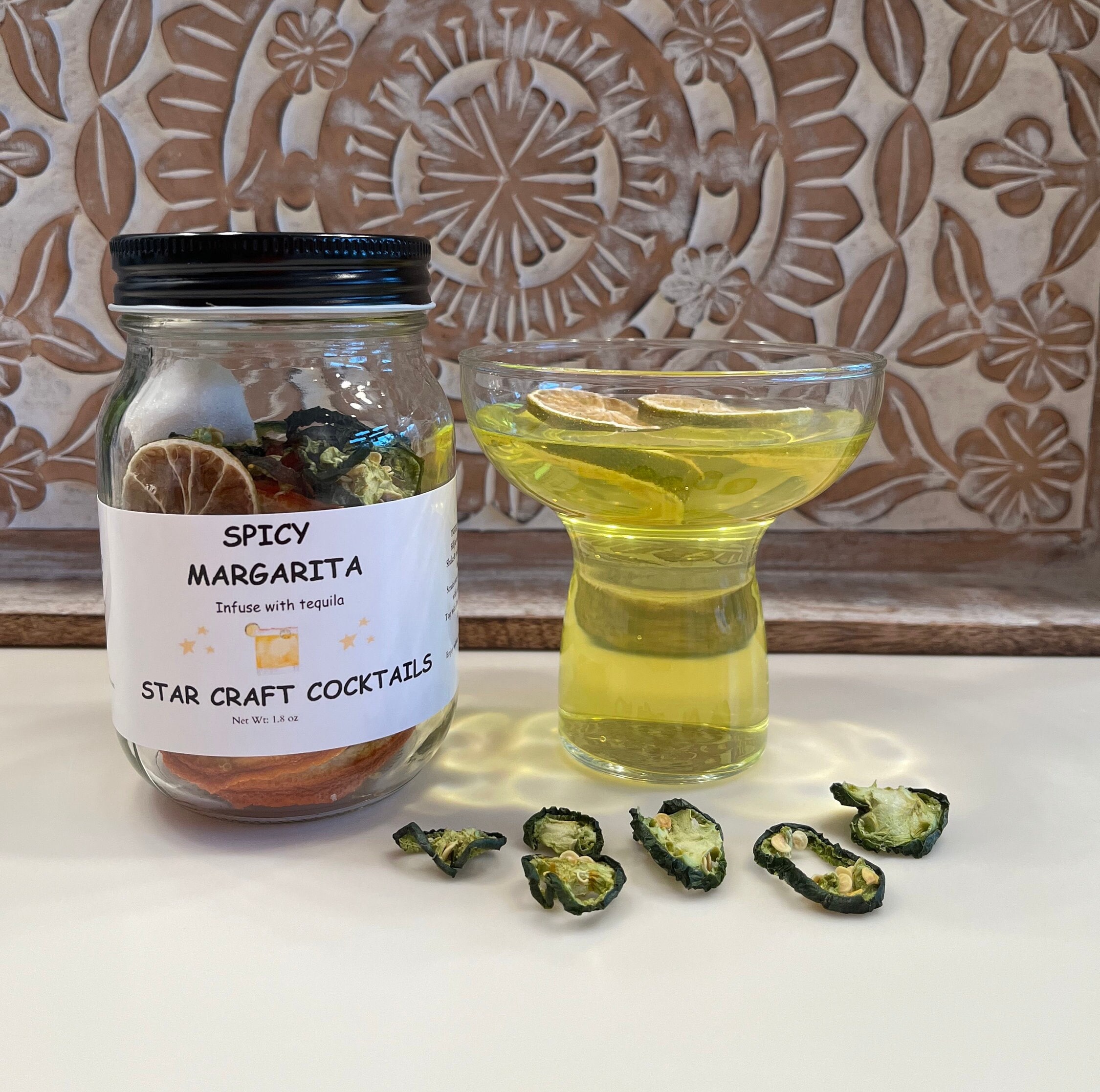 Spicy Margarita Cocktail Infusion Kit Cocktail Gift for Tequila Lover ...