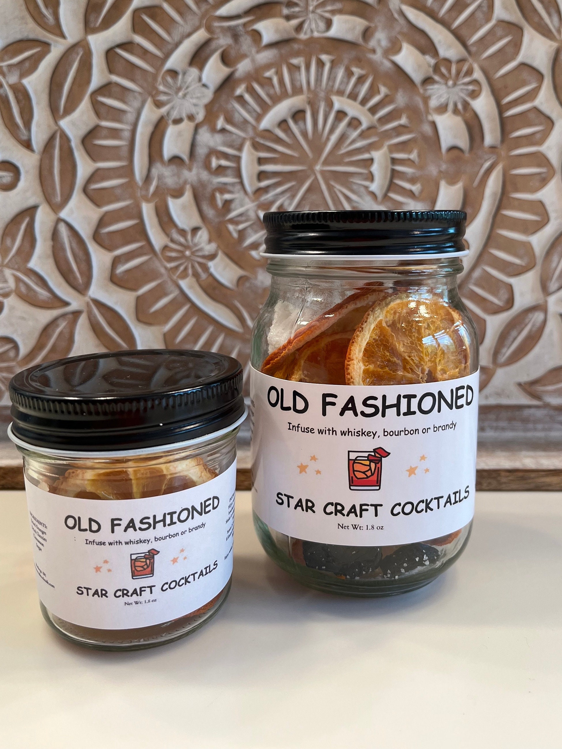 Bourbon Kit Old Fashioned Craft Cocktail Infusion Kit Gift for Bourbon ...