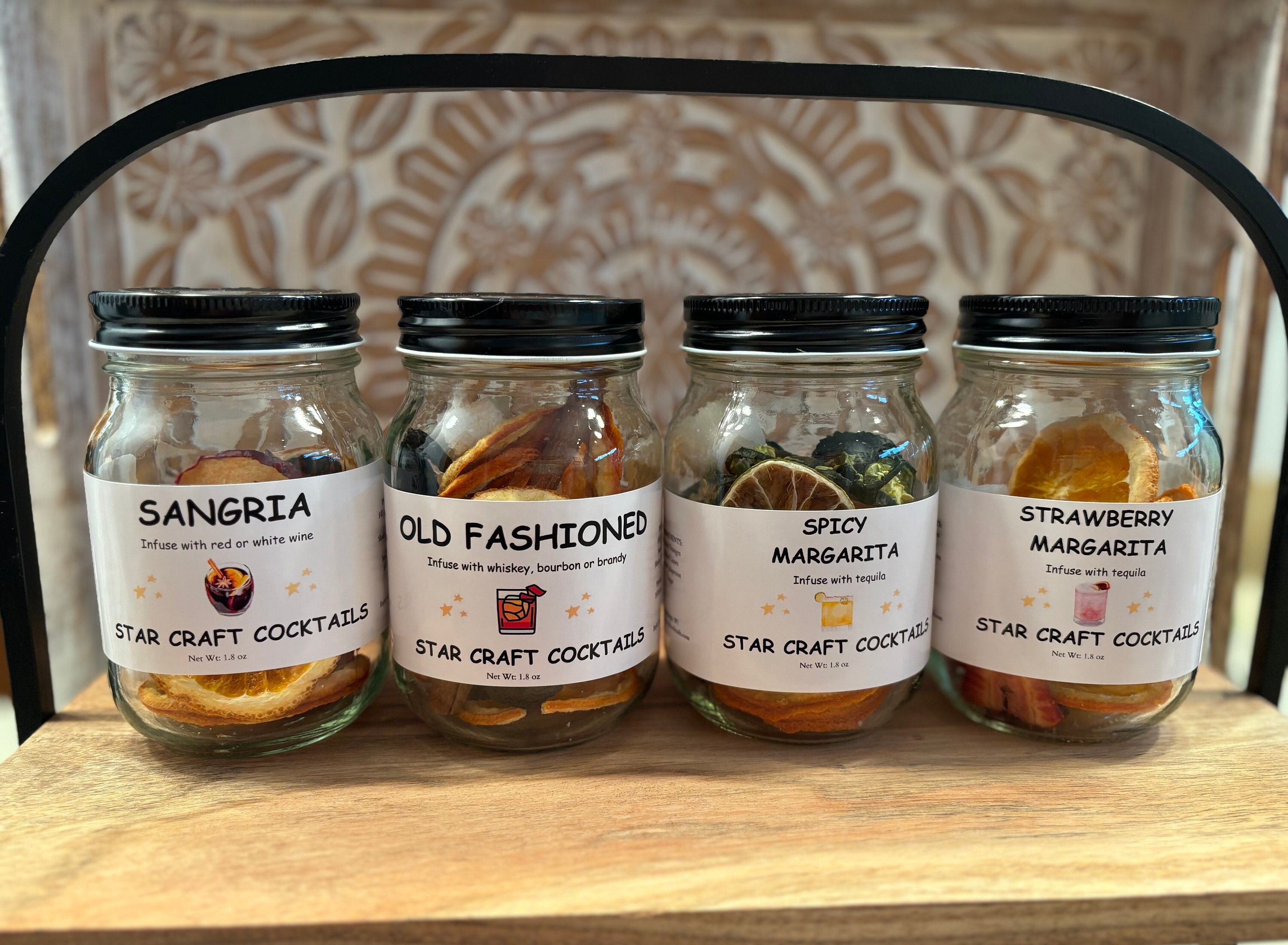 Craft Cocktail Infusion Kit - Cocktail Gift - Wine, Bourbon, Whiskey ...