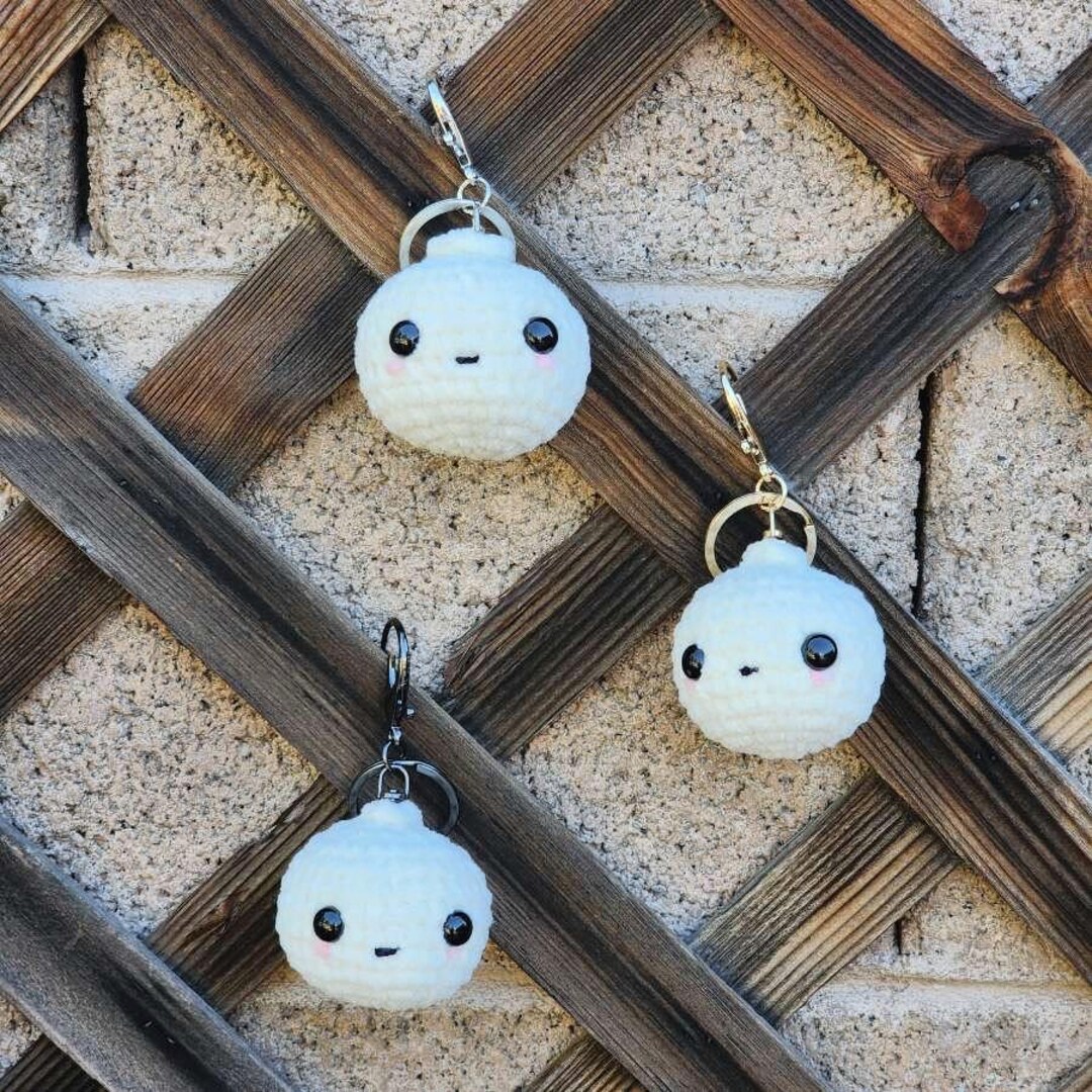 Crochet Bao Dumpling Plush, Amigurumi Keychain or Plushie, Small ...