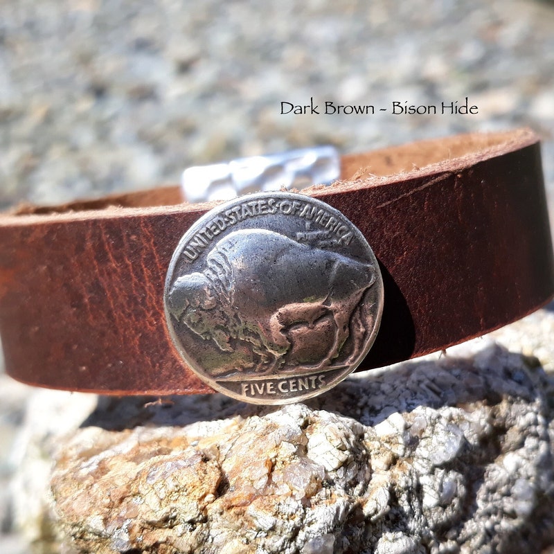 Leather Cuff Buffalo - Etsy