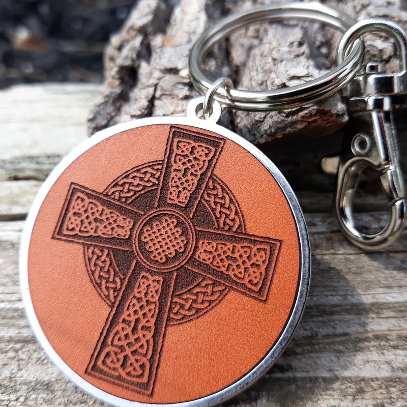 Cross Key Chain - Etsy