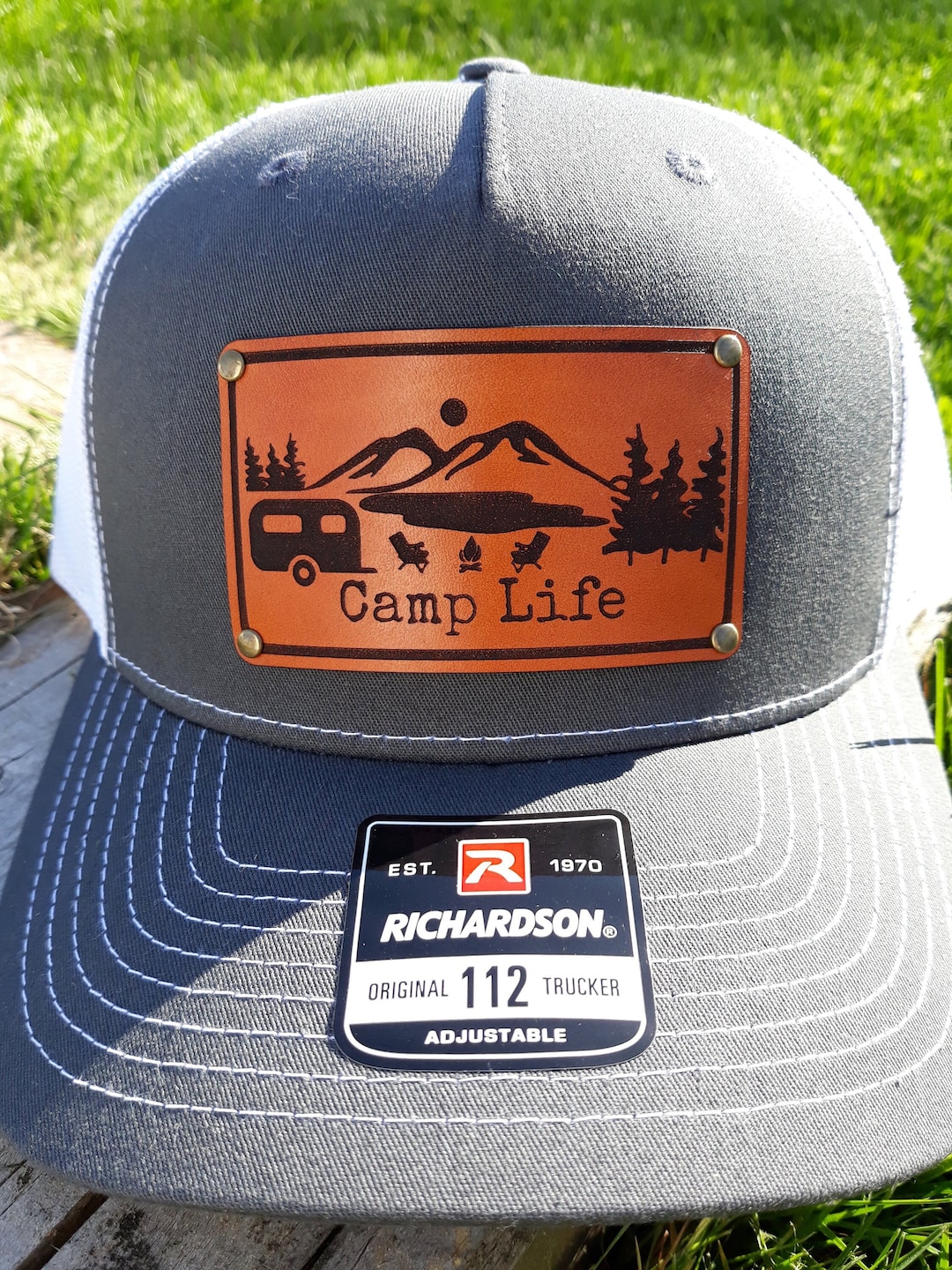 CAMP LIFE HAT- Camping Hat for Him or Her - Adventure Hats - Camp Cap ...