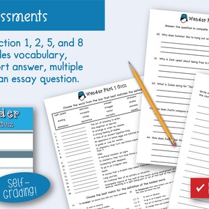 Wonder Novel Study Book Unit Digital Download - Etsy