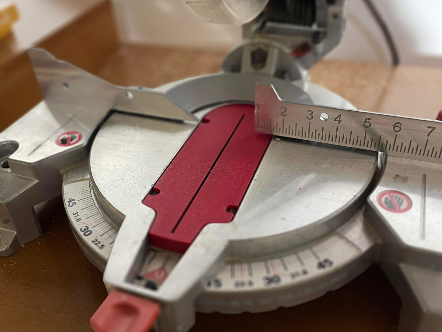 Perfect Fit Zero Clearance Miter Plate for Skilsaw 3316 10" Compound ...