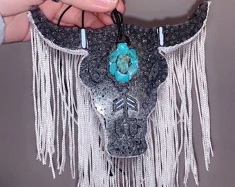 Aztec Bull Freshie and Vent Clip Set - Etsy