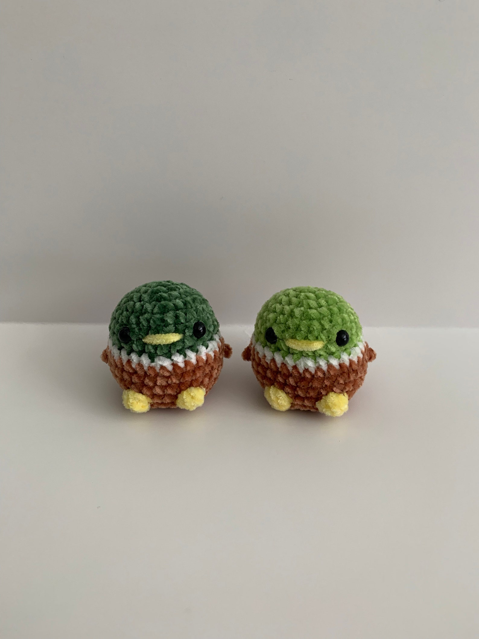 Crochet Pocket Ducks Miniature Ducks Emotional Support Ducks Mallard ...