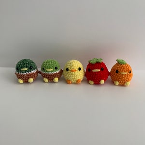 Crochet Pocket Ducks Miniature Ducks Emotional Support Ducks Mallard ...