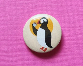 Puffin Button - Etsy