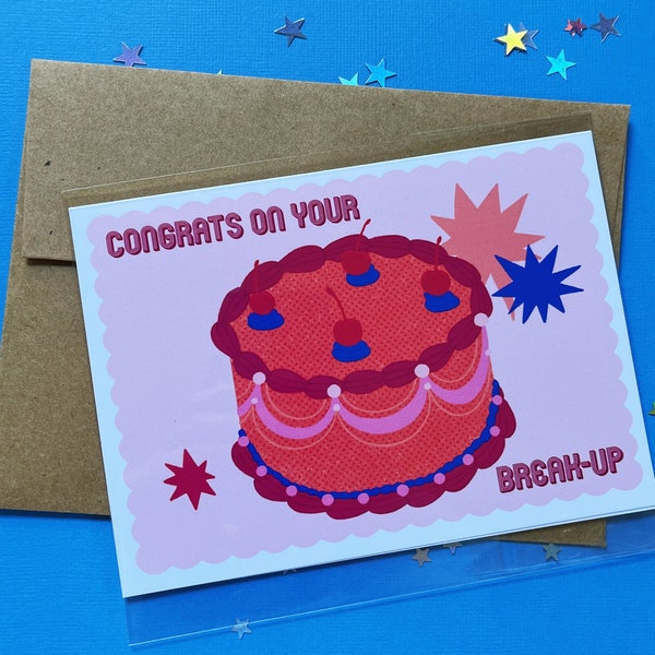 Break up Card - Etsy
