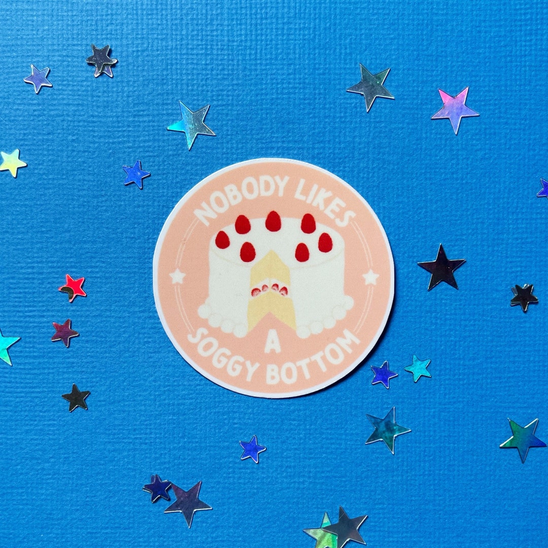 Soggy Bottom Waterproof Laminated Glossy Vinyl Sticker - Etsy