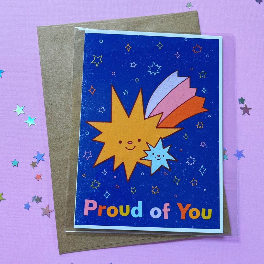 Proud of You Greeting Card - Etsy