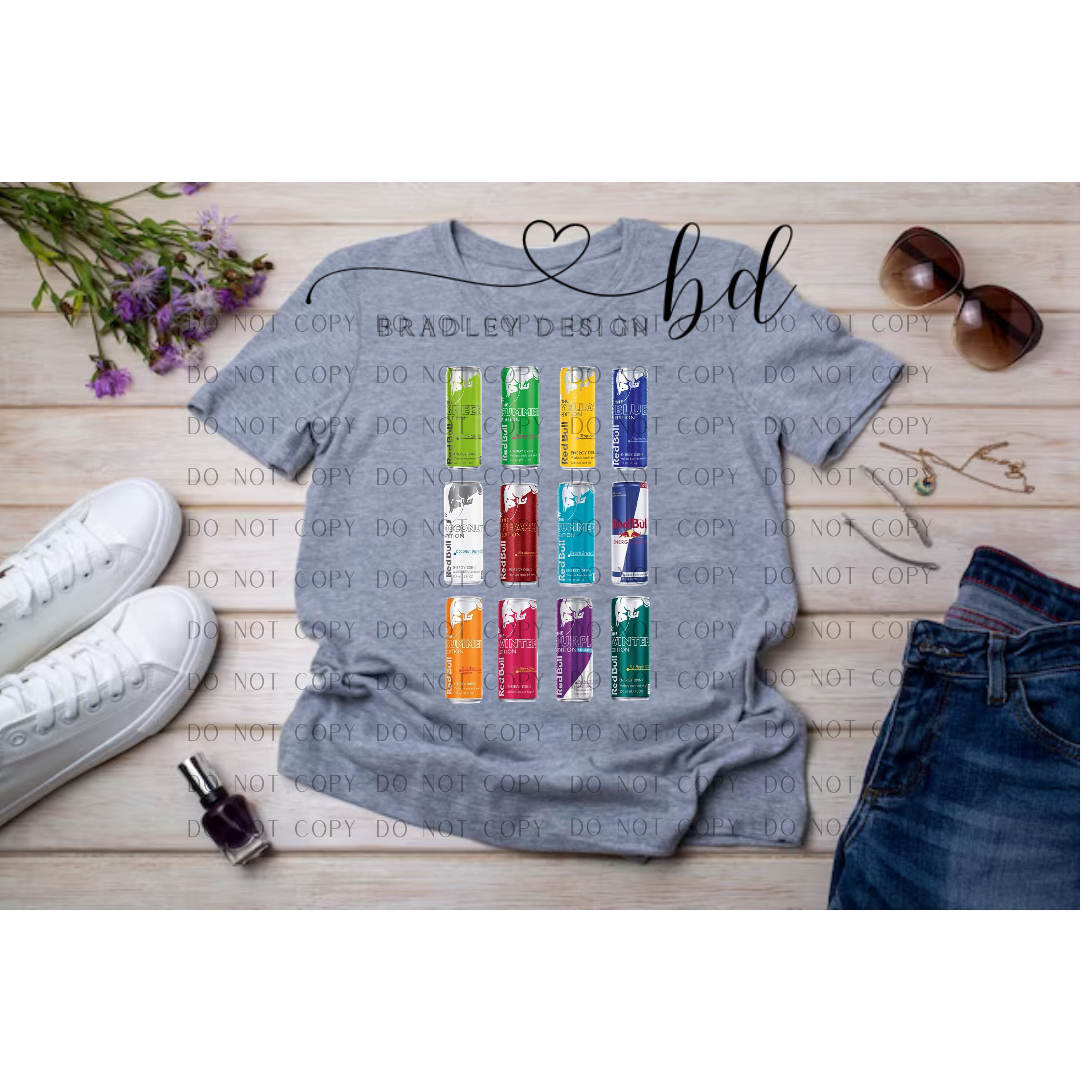 Red Bull Print - Etsy