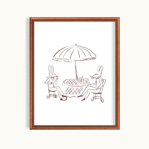 Bemelmans Inspired Sketch Art Print PRINTABLE Ludwig - Etsy