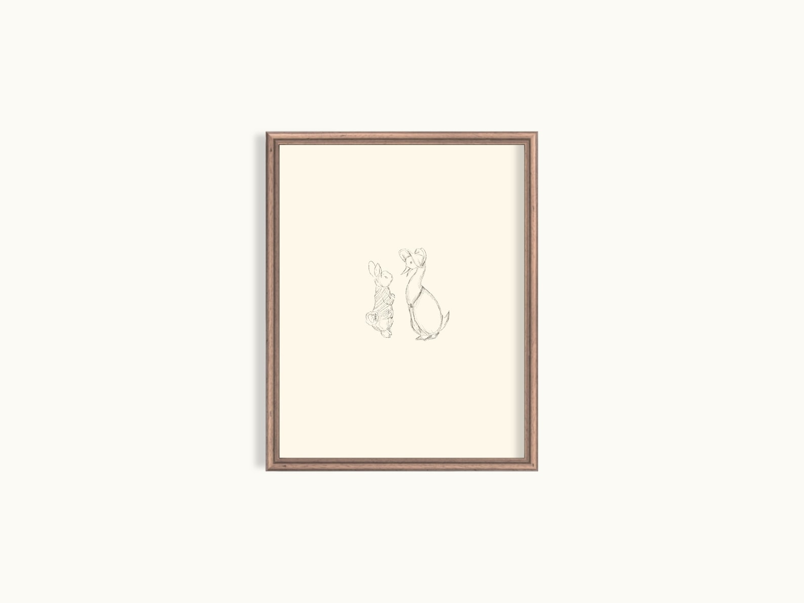 Beatrix Potter Inspired Peter Rabbit and Jemima Puddle Duck DIGITAL Art ...