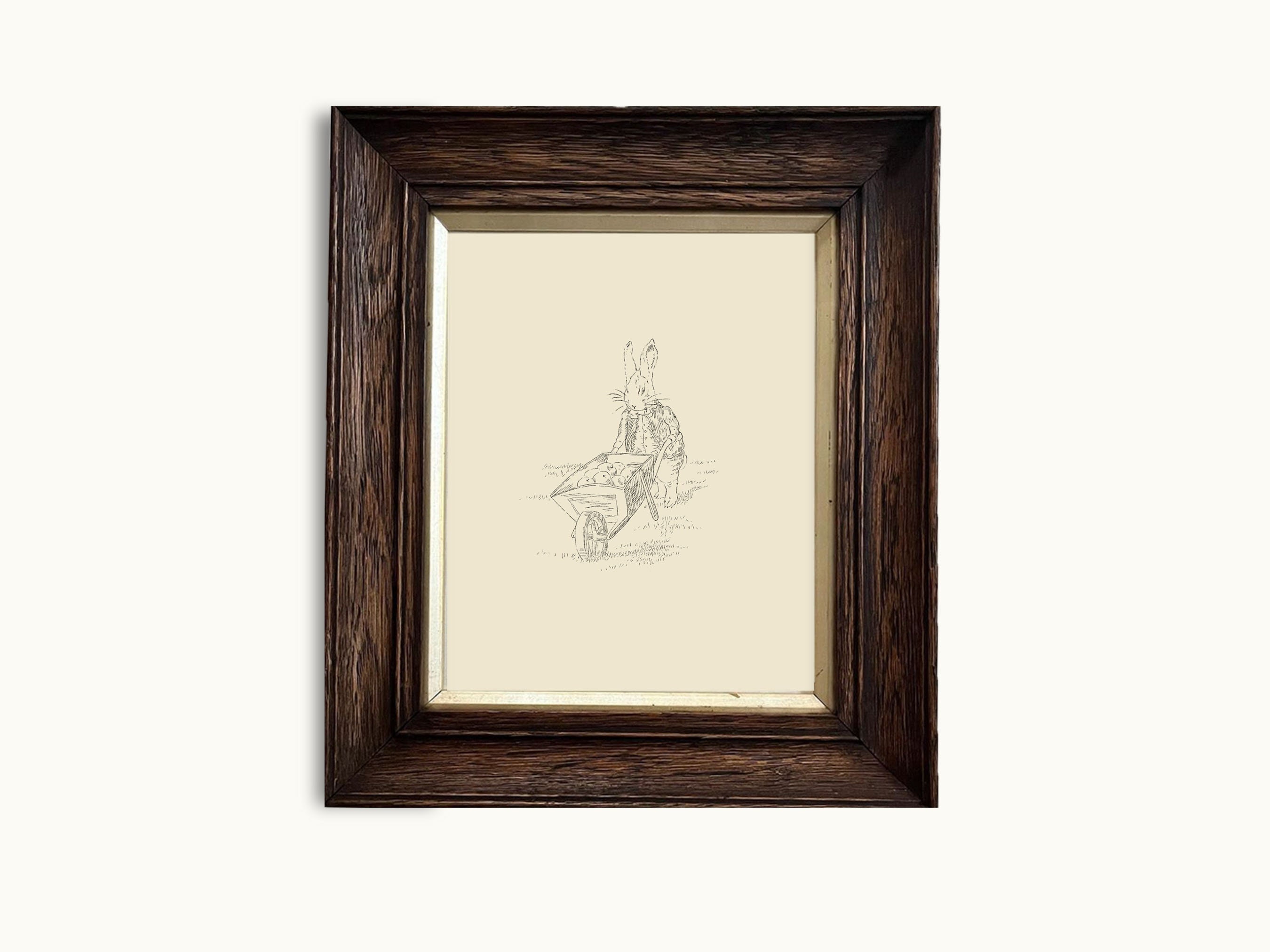 Beatrix Potter Inspired Bunny Rabbit Illustration | Children's Nursery ...