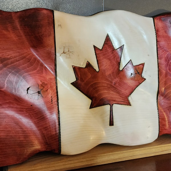 Wooden Canadian Flag - Etsy Canada