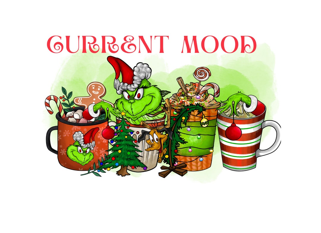 GRINCH COFFEE MOOD - Etsy