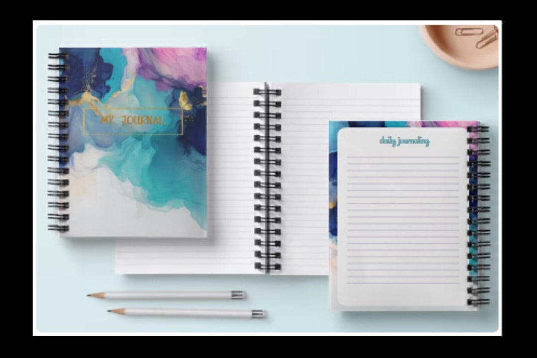 Journal Template Etsy 9743