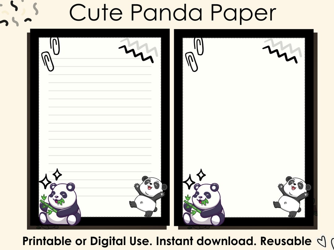 Cute Digital Paper Reusable Printable Paper Cute Digital Paper - Etsy