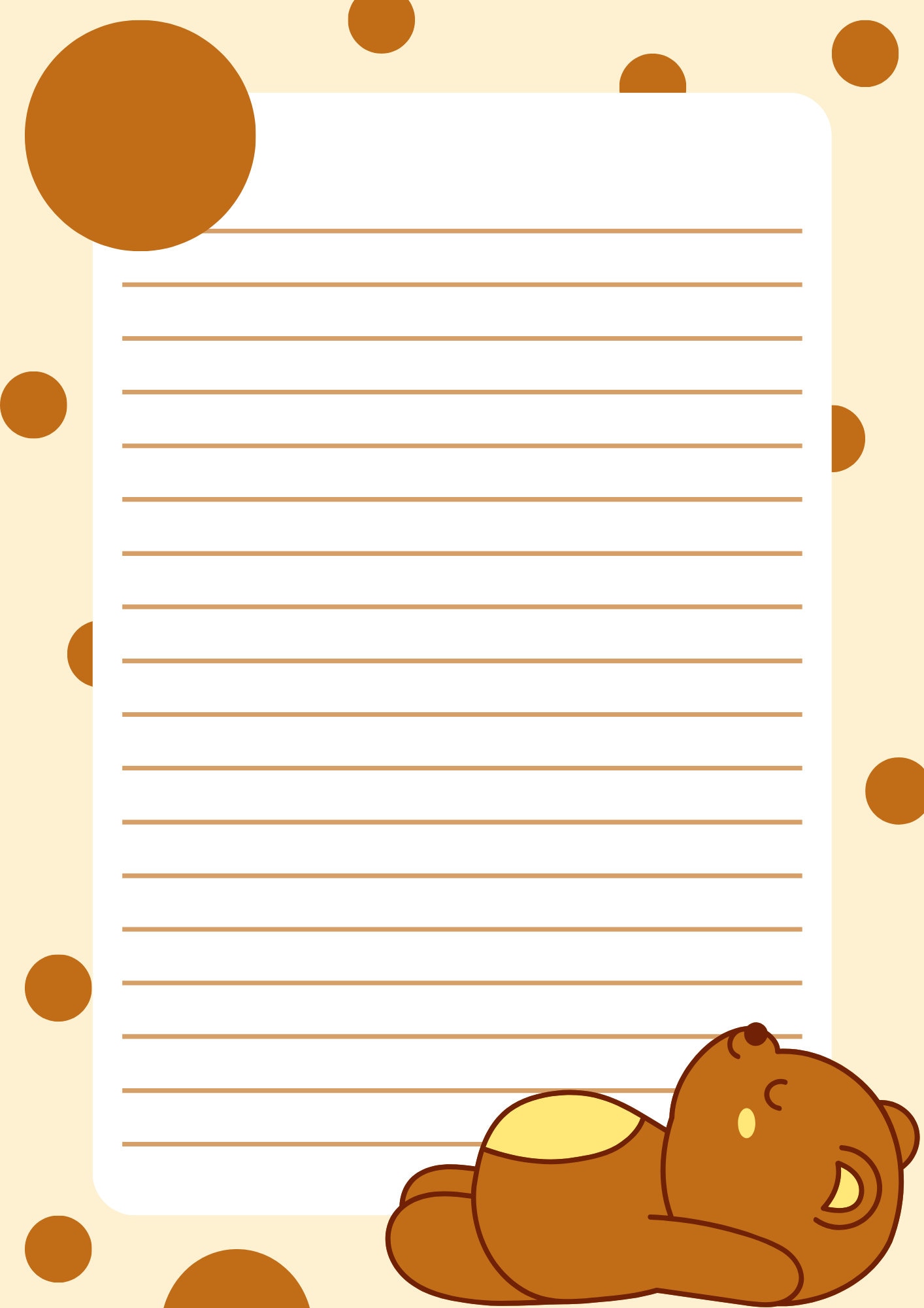 Cute Digital Paper Reusable Printable Paper Cute Digital Paper Kawaii ...