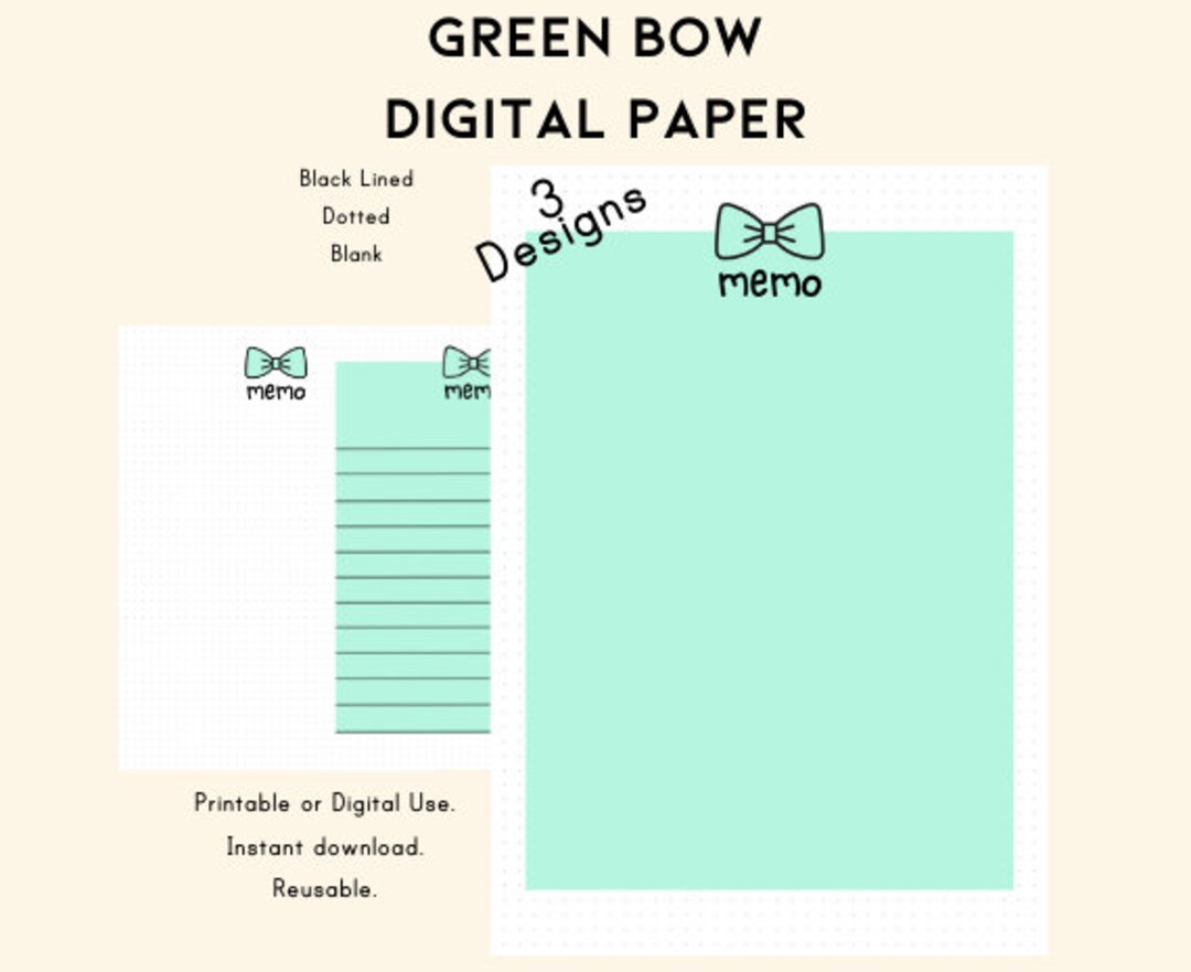 Cute Digital Paper Reusable Printable Paper Cute Digital Paper Kawaii ...
