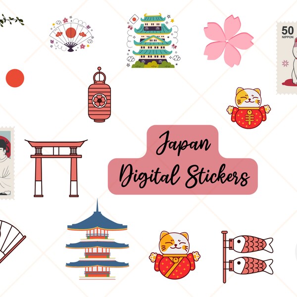 Japanese Stickers - Etsy
