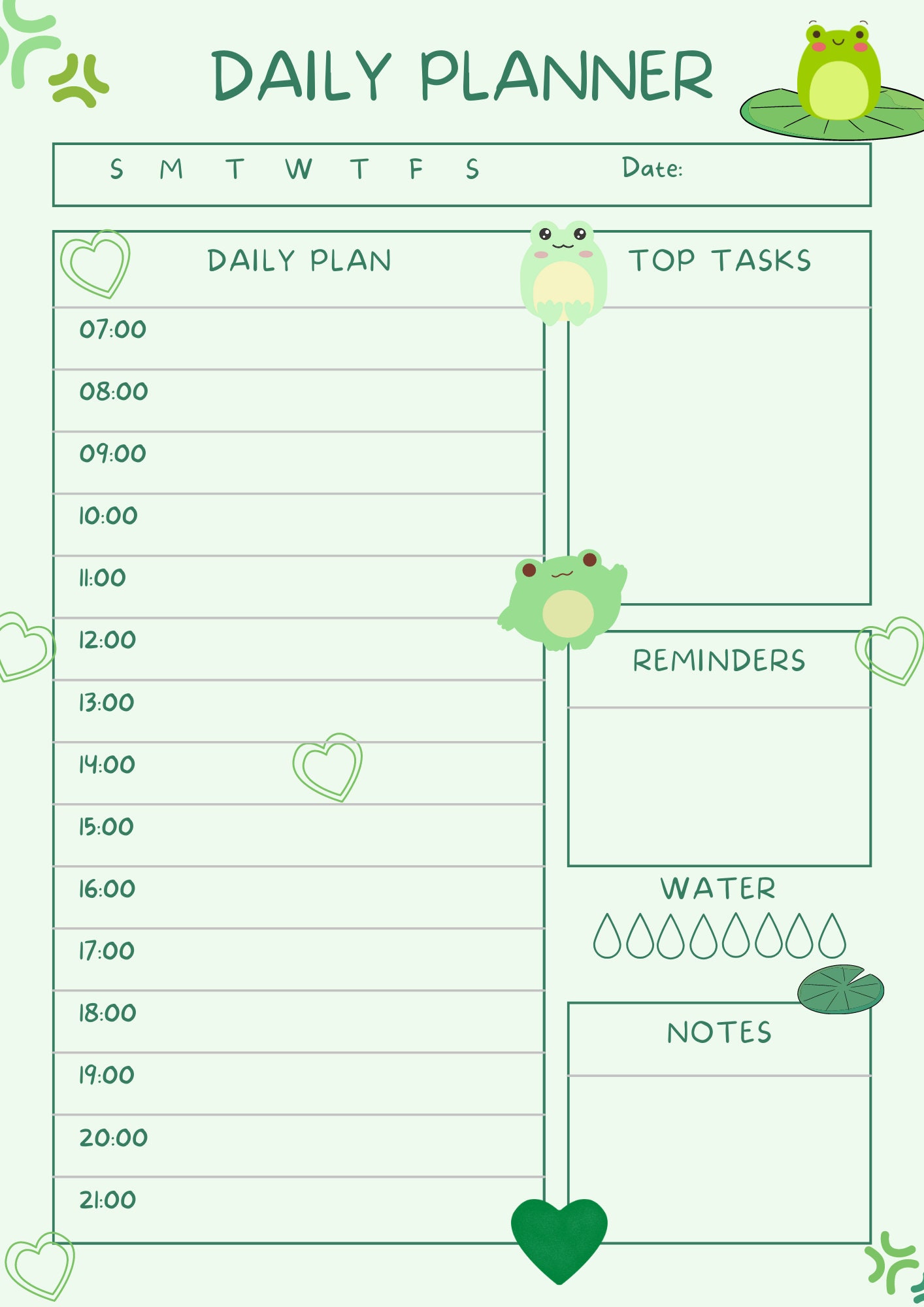 Undated Weekly Planners Reusable Planner Monthly Planner Printable ...
