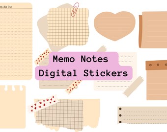Yellow Daily Cute Printable Notepad Kawaii Memo Pad Digital - Etsy