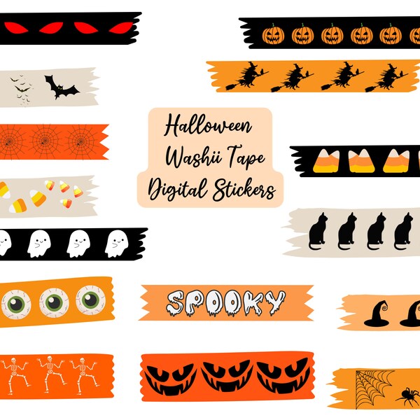 Halloween Washi Tape - Etsy