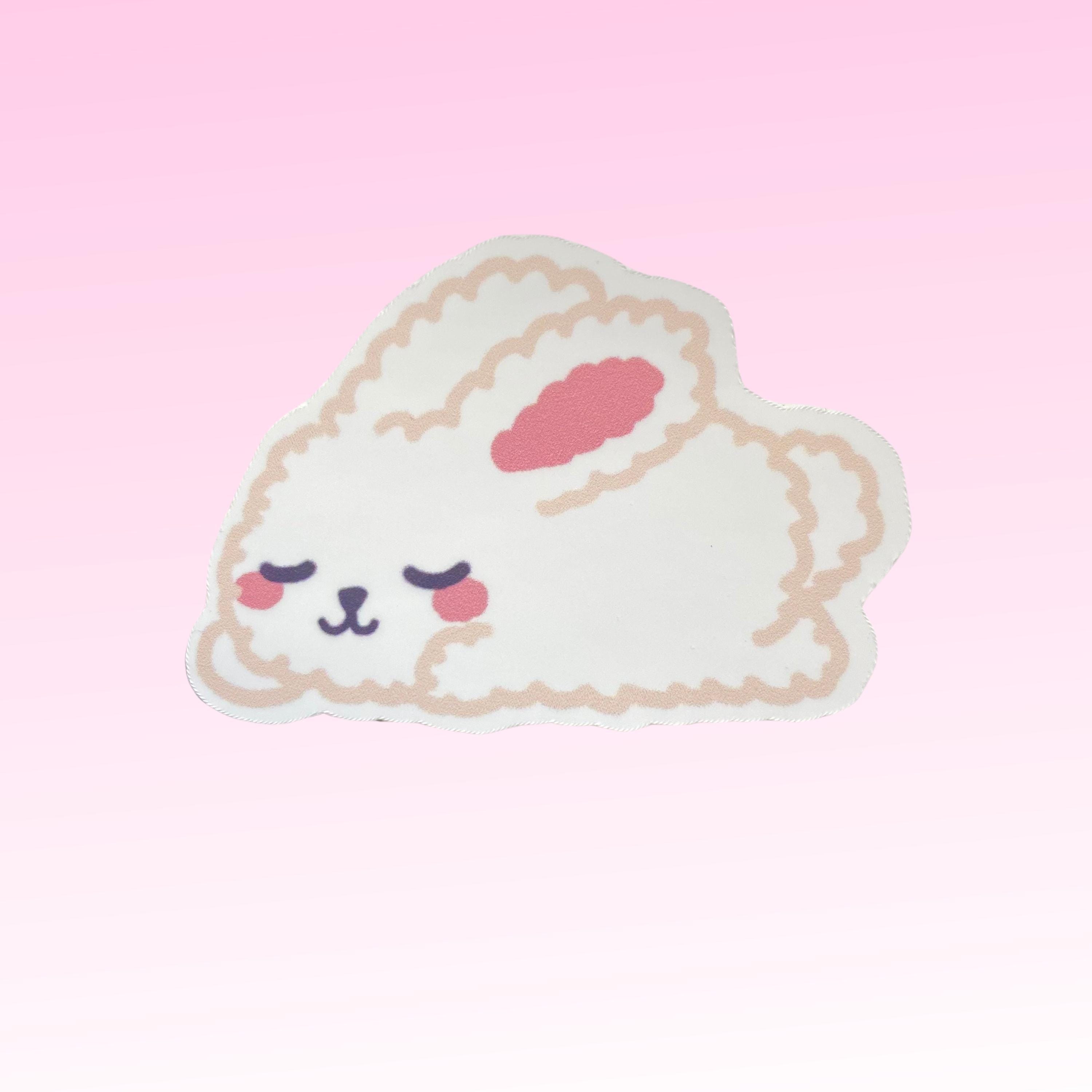 Kawaii Sleeping Bunny Cute Sticker for Planner Cute Bunny Sticker ...