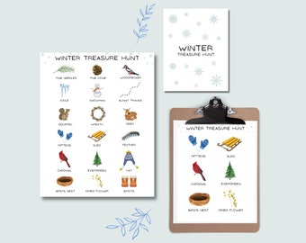 WINTER SCAVENGER HUNT - Nature Walk Ideas | Homeschool | Forest School ...