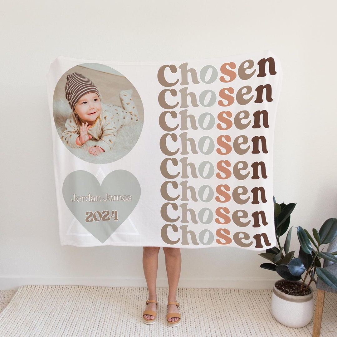 Personalized Adoption Photo Blanket Adoption Day Gift for Child ...