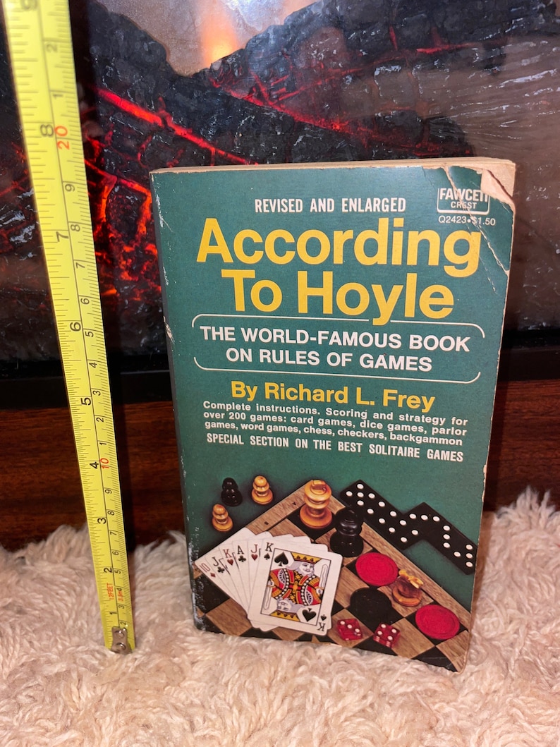 Vintage Collectors Book - According to Hoyle, the World Famous Book on ...