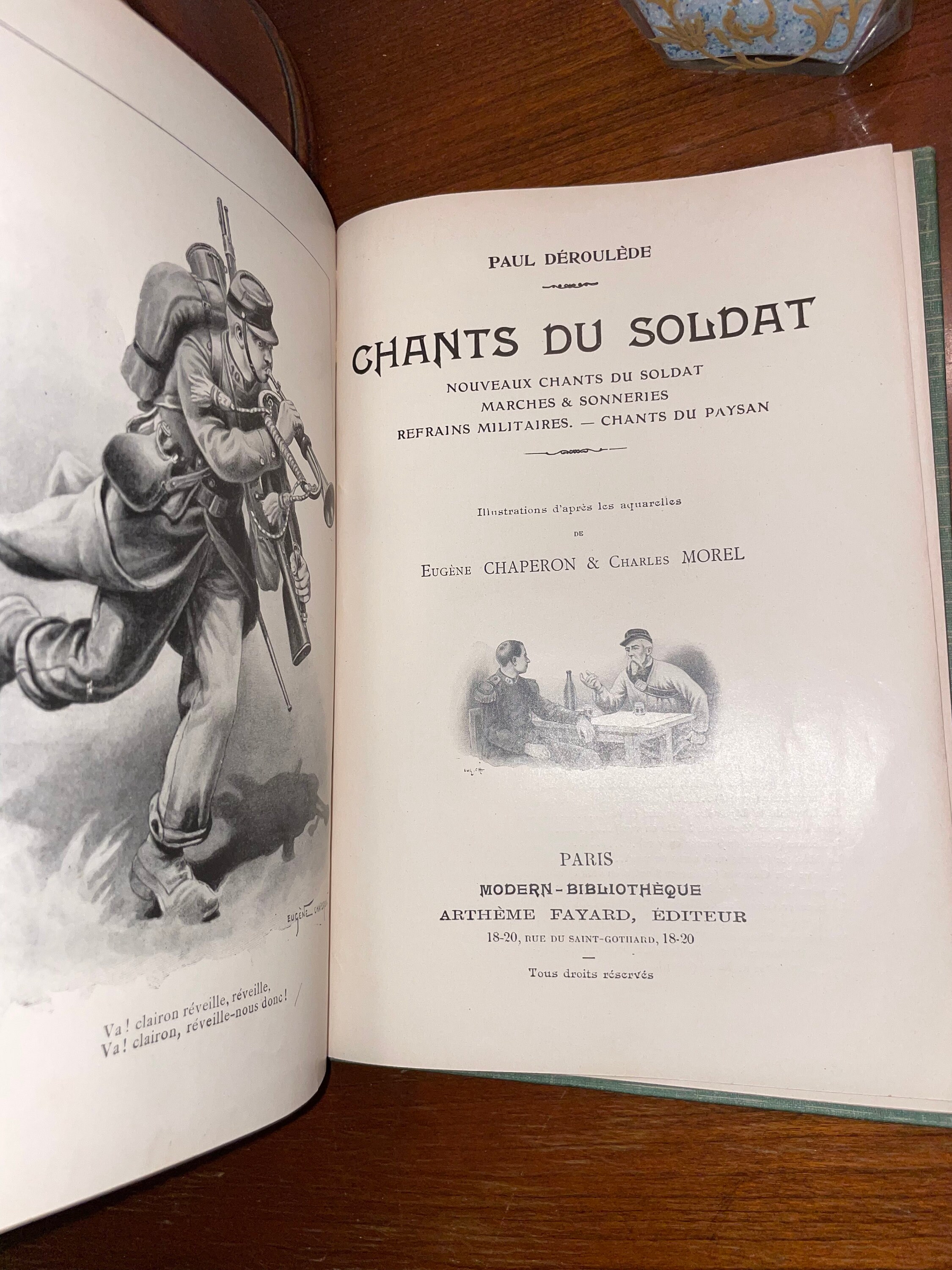 CHANTS Du SOLDAT NOUVEAUX Chants Du Soldat Par Paul Deroulede/signed ...