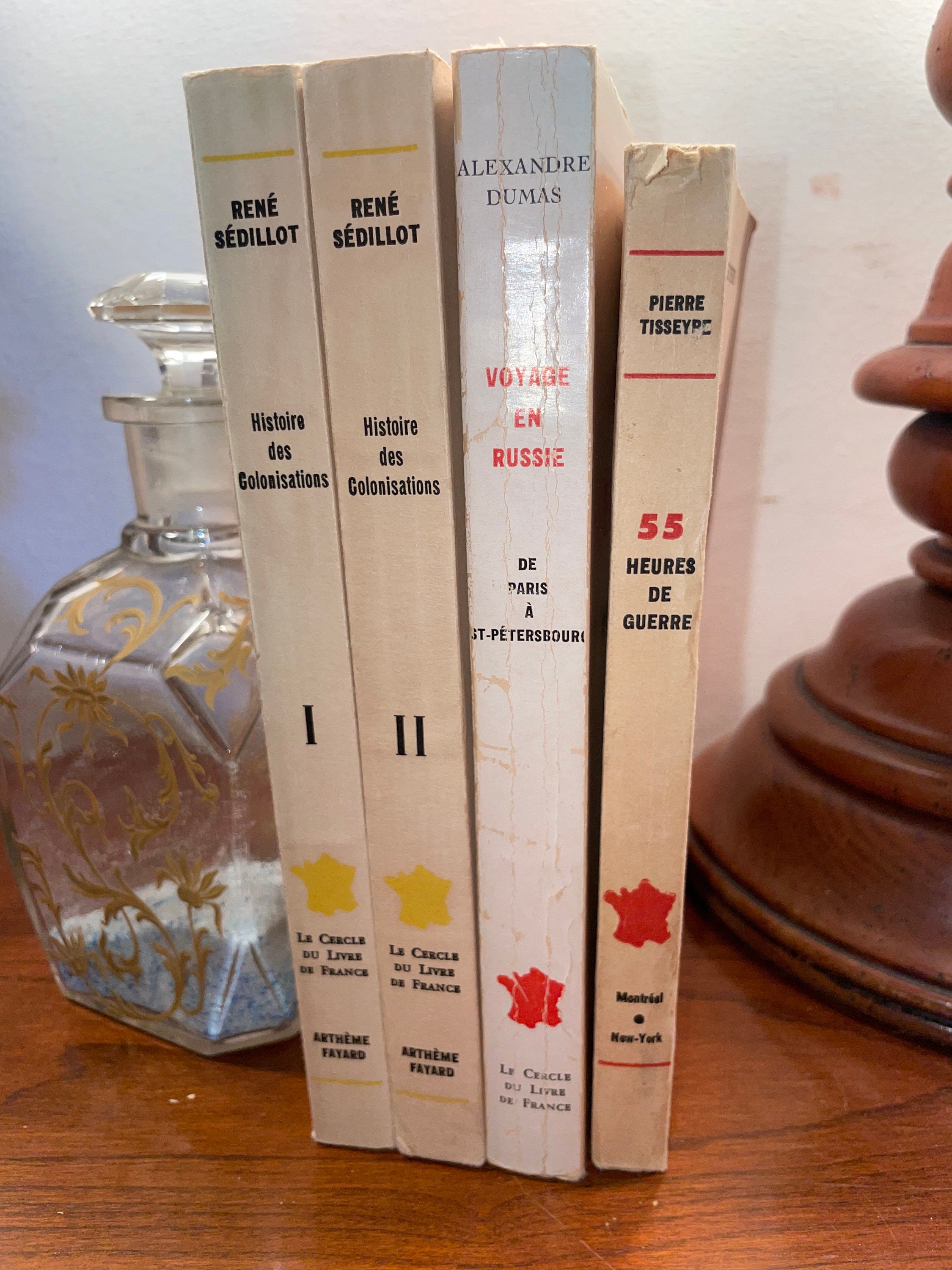 Set De 4 Le CERCLE Du LIVRE De FRANCE / Tisseyre / Dumas / Sedillot ...
