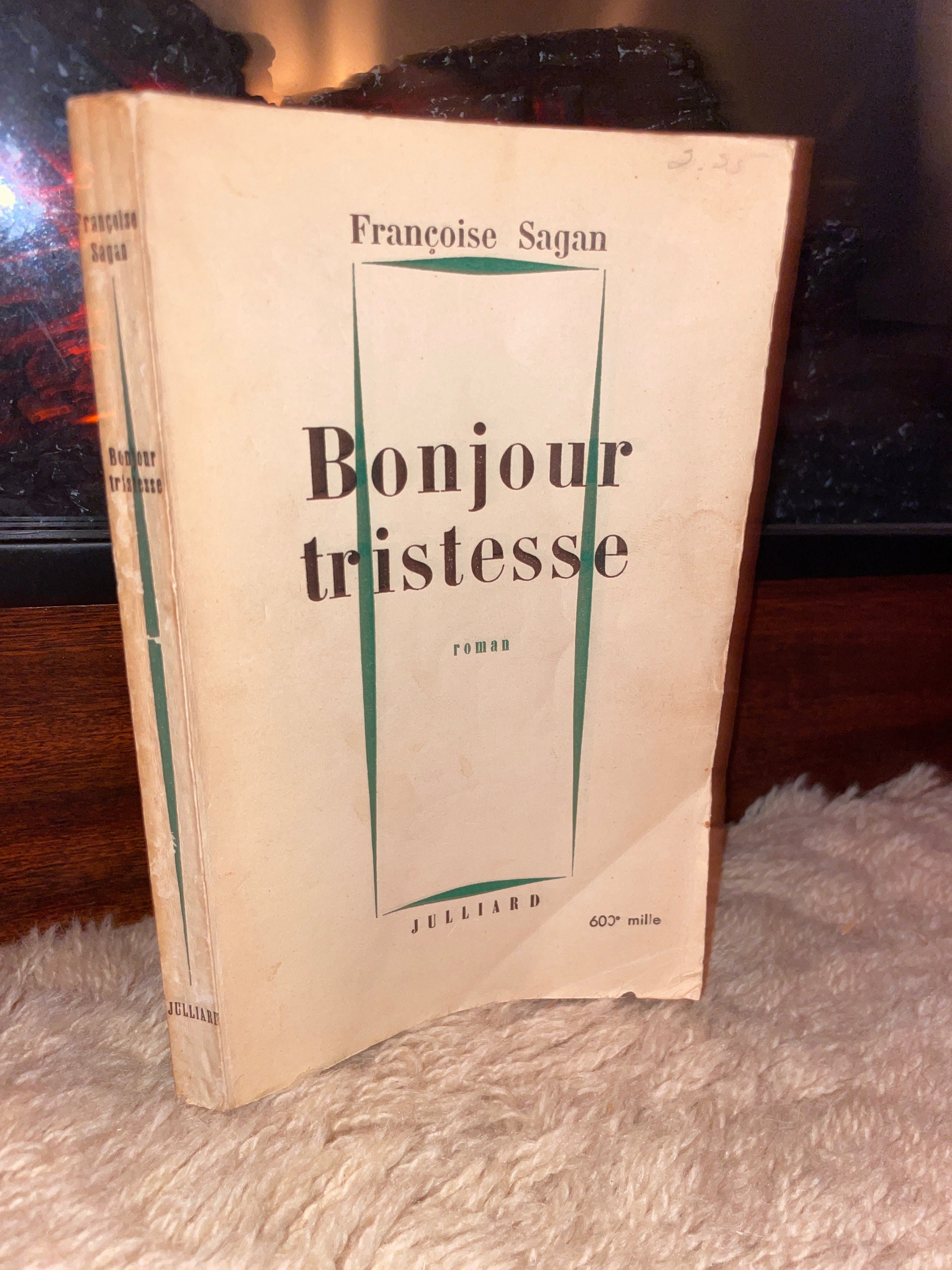 Bonjour Tristesse Par Francoise Sagan Novel Rene Julliard Vintage