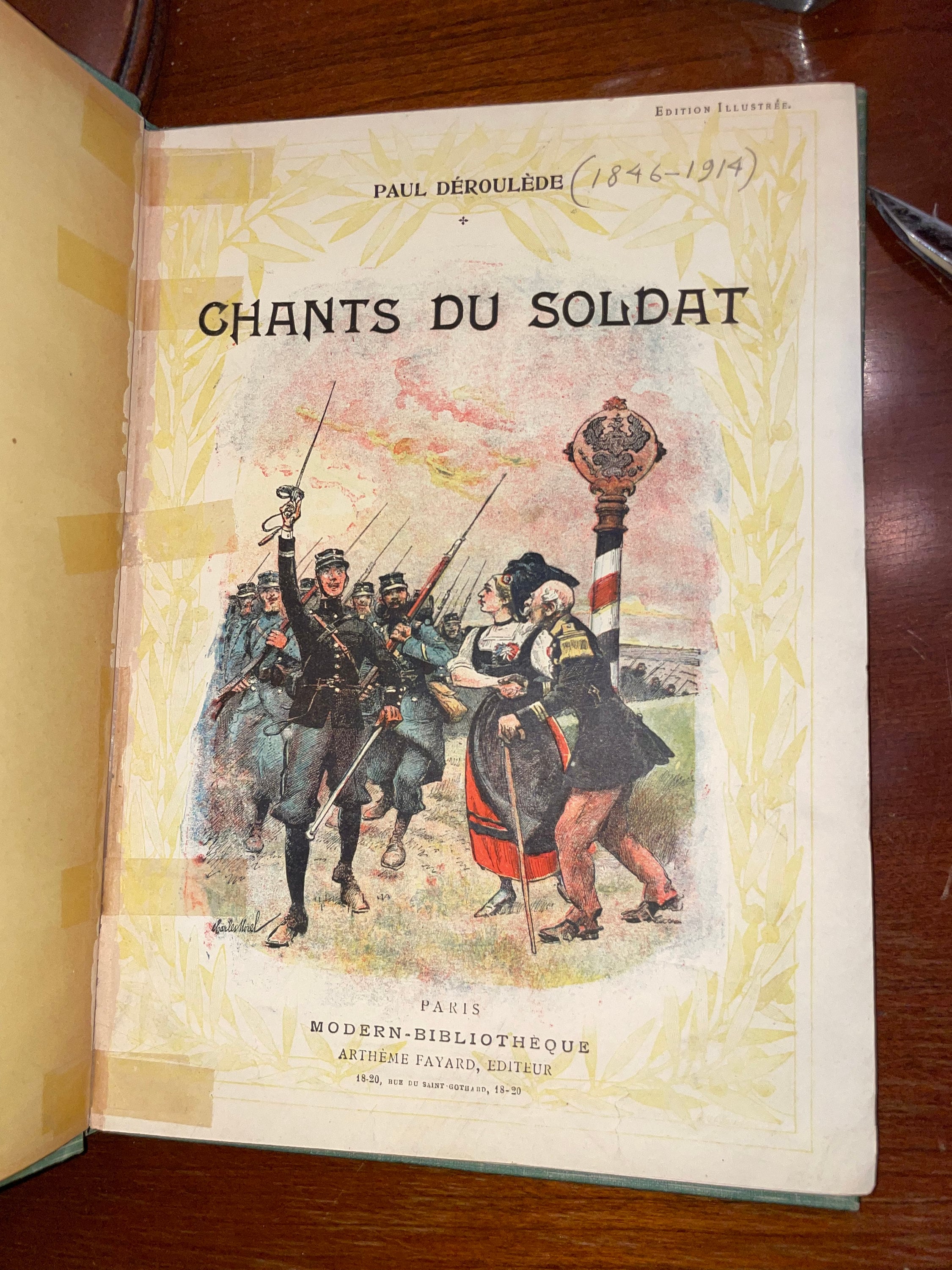 CHANTS Du SOLDAT NOUVEAUX Chants Du Soldat Par Paul Deroulede/signed ...