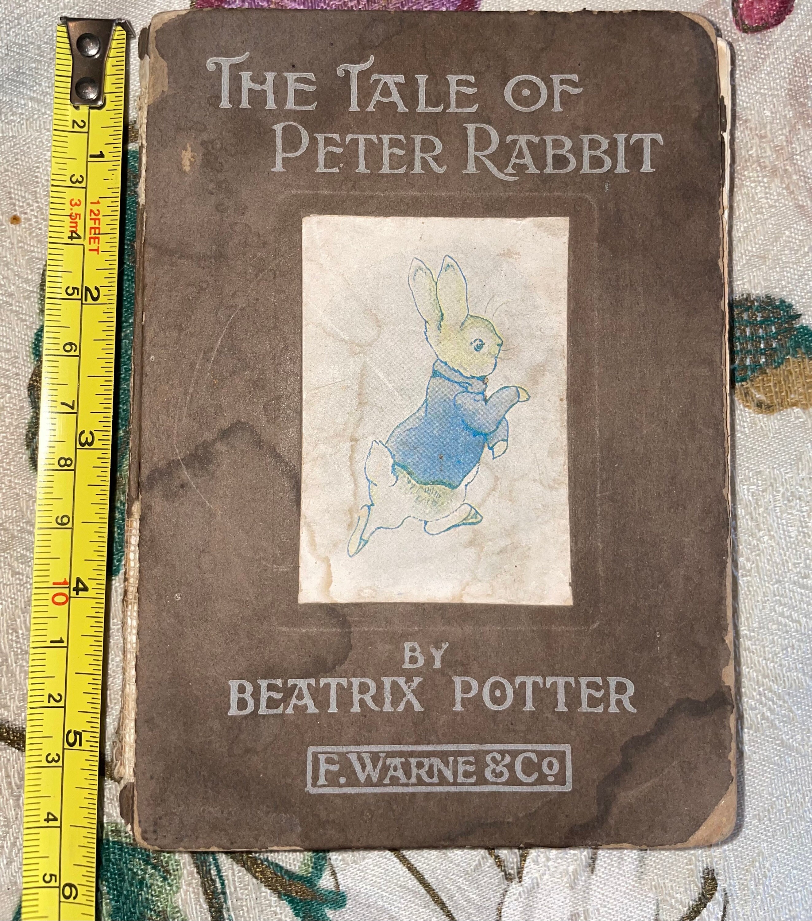 The Tale of Peter Rabbit by Beatrix Potter First Edition - Etsy