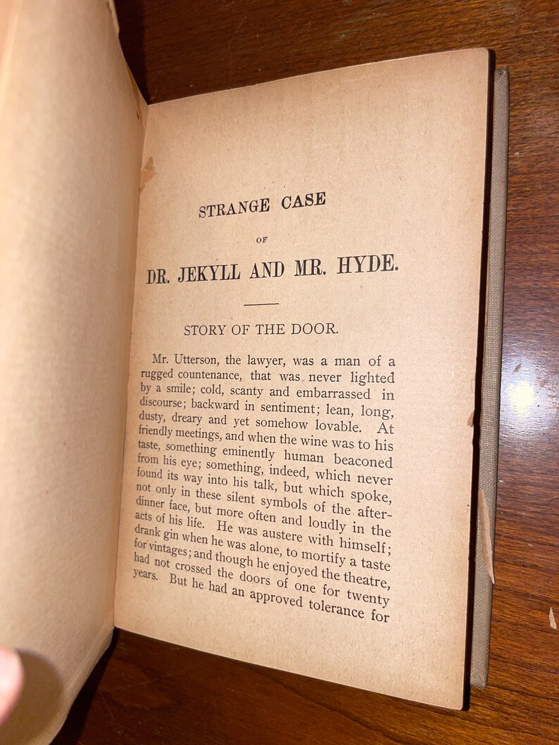 Dr. Jekyll and Mr. Hyde / Stevenson - Etsy