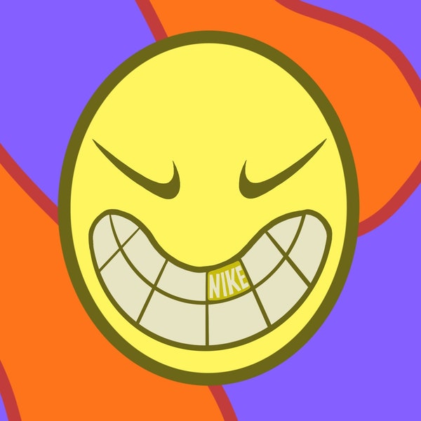 Smiley Face Nike Shoes - Etsy