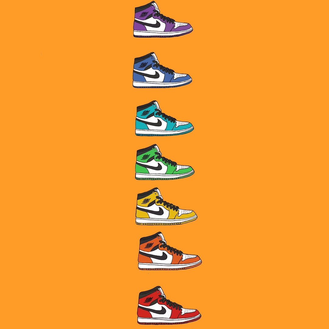 7 JACKRAS - 7 Chakras Matte Poster, Air Jordan Poster - Etsy