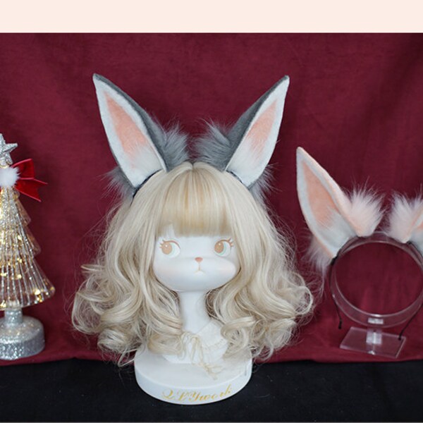 Rabbit Headband - Etsy